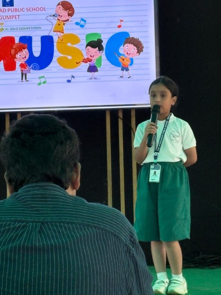 Intra-Class Music Competition – Grade 1and II – The Hyderabad Public School